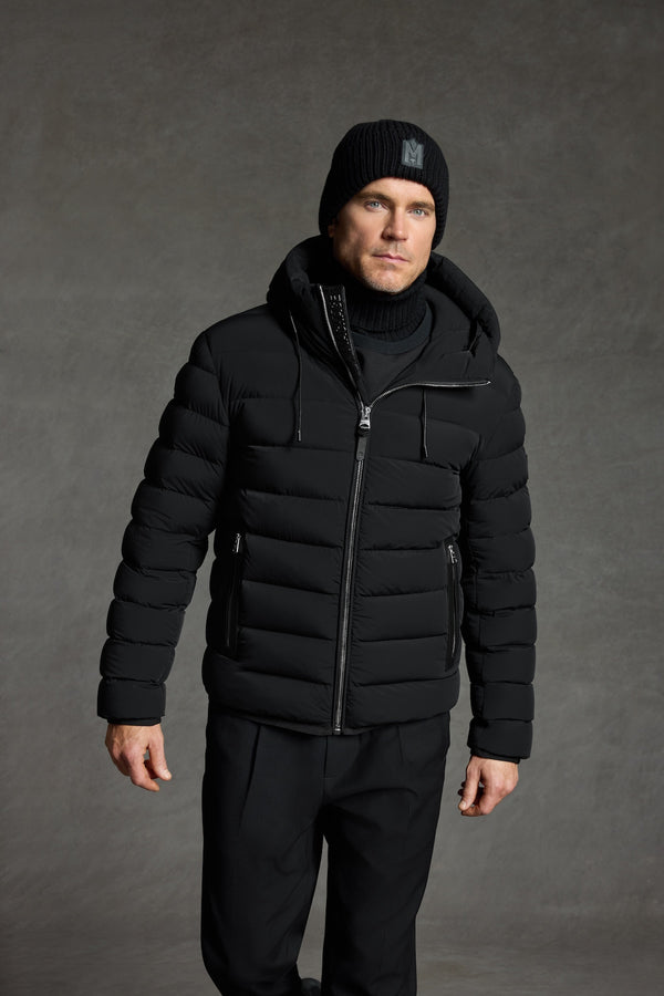 JACK-Z stretch light Down jacket with hood for Men | Mackage® US