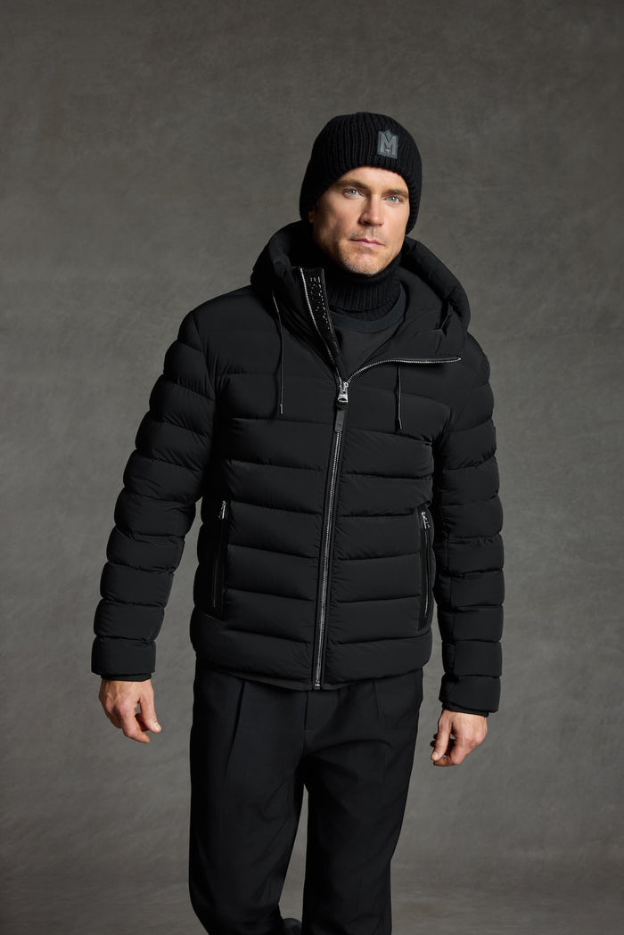 JACK-Z stretch light Down jacket with hood for Men | Mackage® US