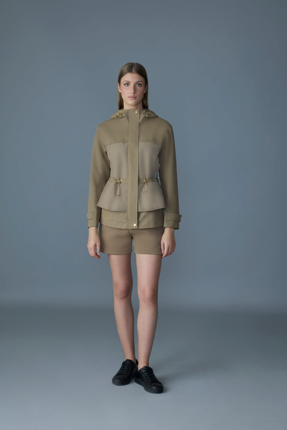 Kaori-LVS, hybrid jacket with peplum detail | Mackage® US Kaori-LVS, hybrid jacket with peplum detail | Mackage® US