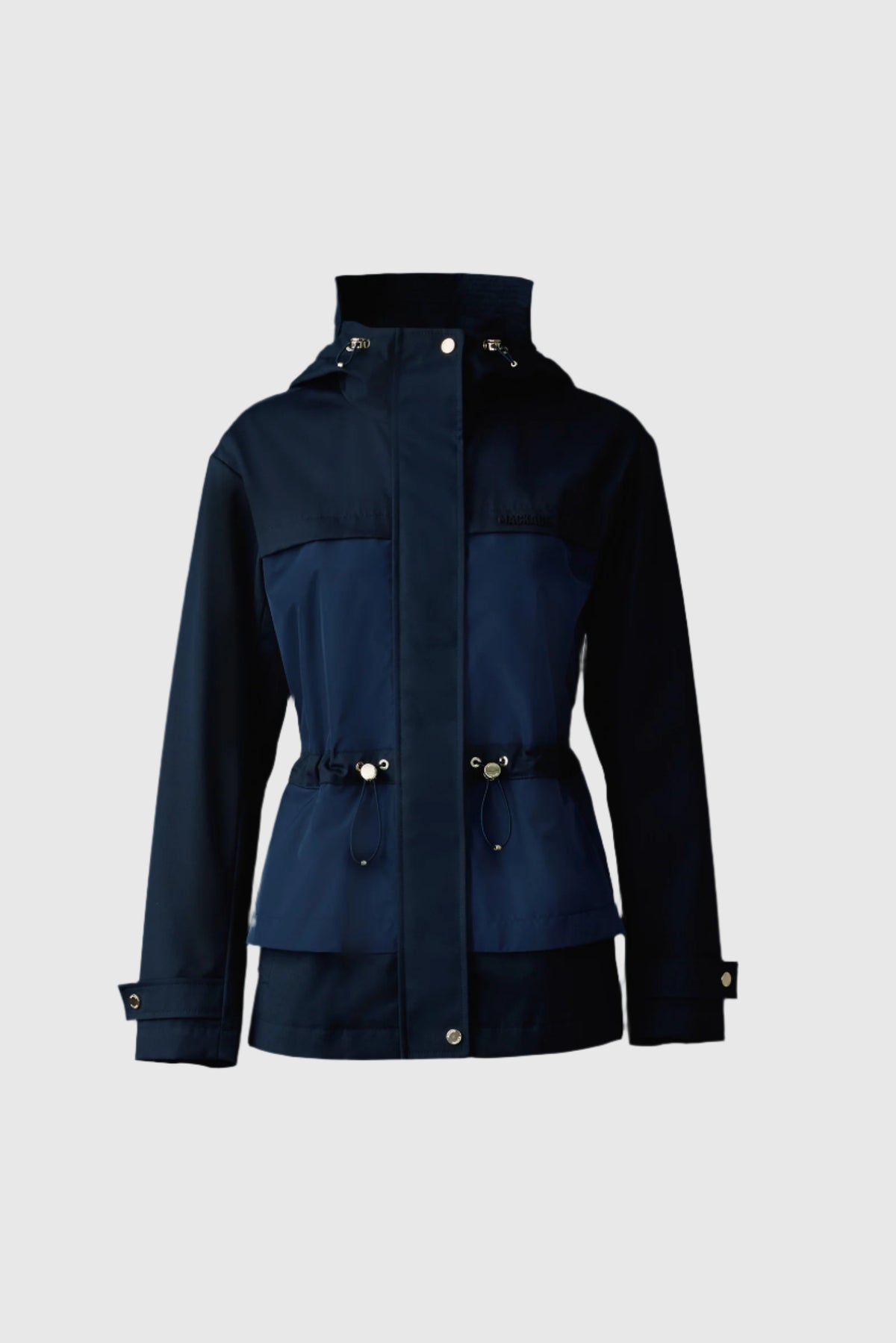 Kaori-LVS, hybrid jacket with peplum detail | Mackage® US