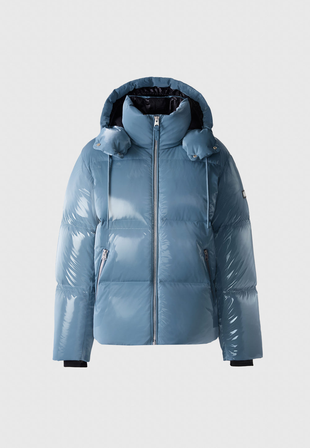 KENT-GLO High-Gloss Hooded Down Jacket for Men | Mackage US