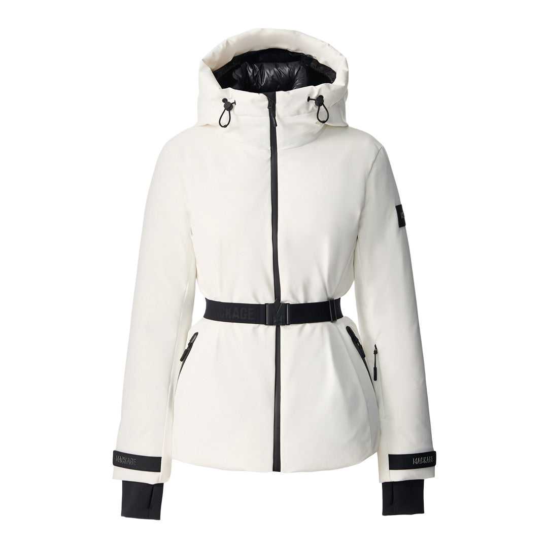 KRYSTAL-R Down Ski Jacket With Belt for Women | Mackage® US