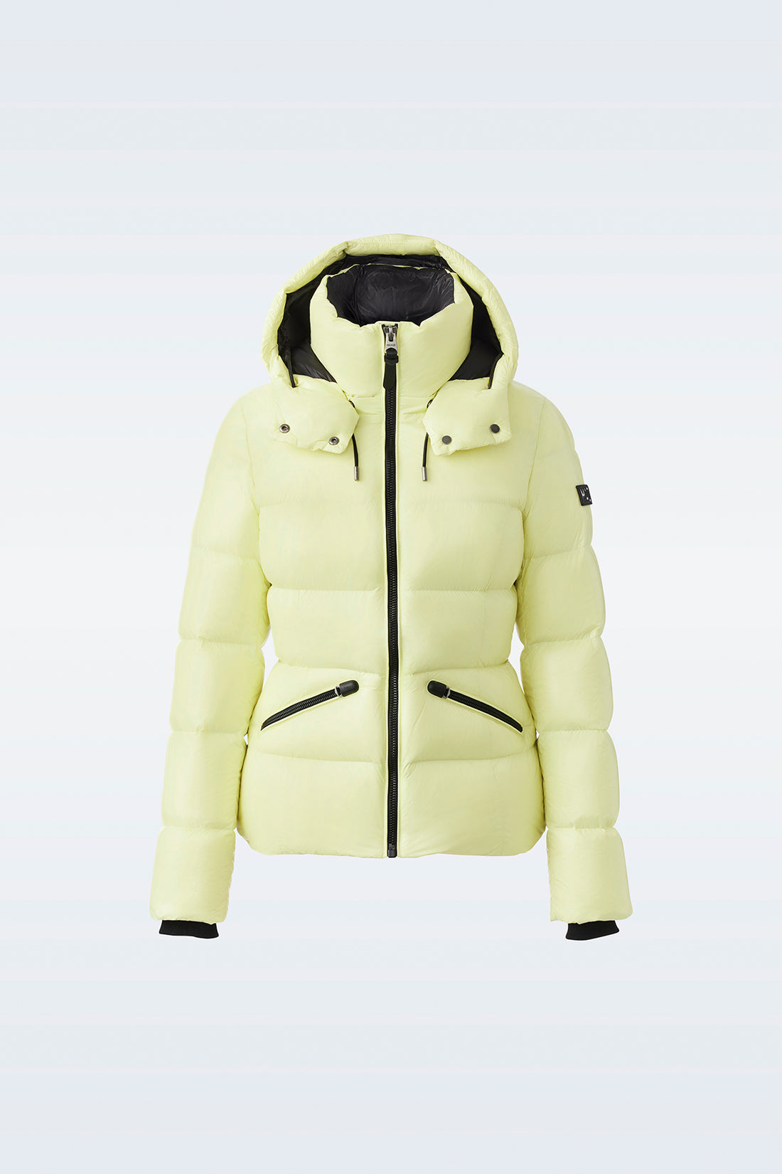 Madalyn, Lustrous light down jacket with hood for ladies | Mackage® US
