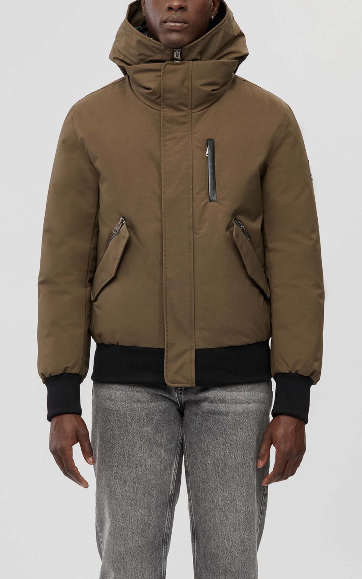 Dixon, 2-in-1 down bomber jacket with hooded bib for men | Mackage® US