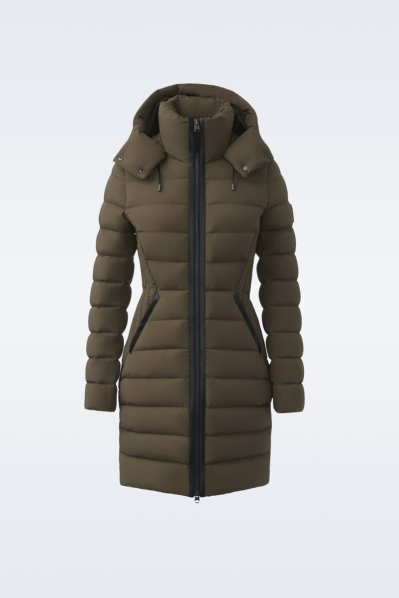 Farren, Agile-360 down coat with removable hood for ladies | Mackage® US