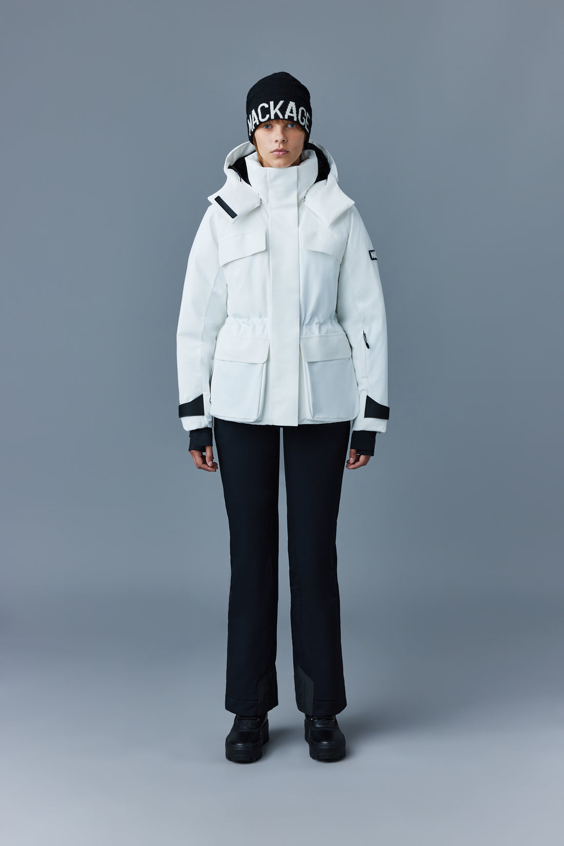 Iclyn, Medium down ski jacket with removable hood for ladies | Mackage® US