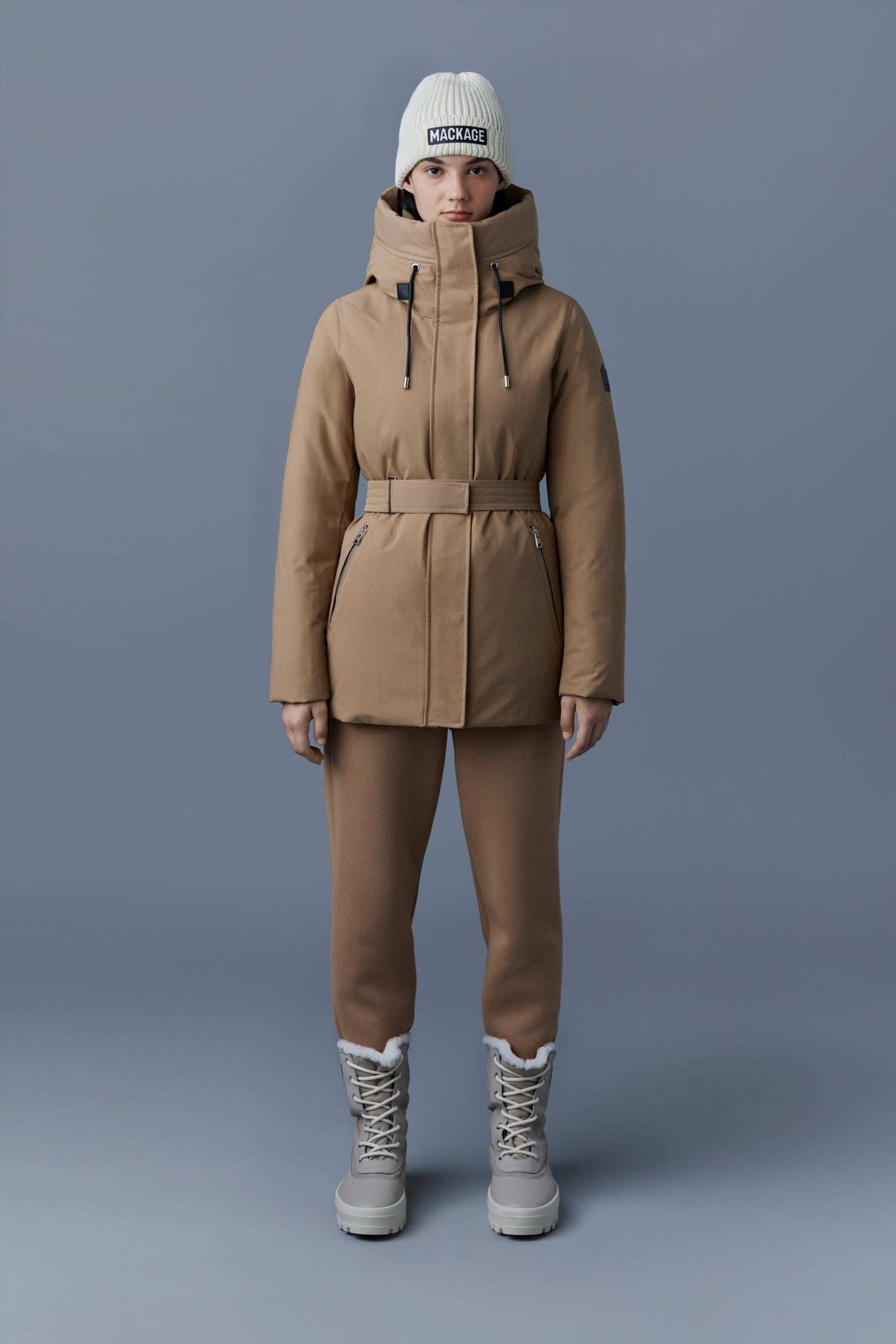 Jeni-NF, 2-in-1 down parka with removable bib for ladies | Mackage® US