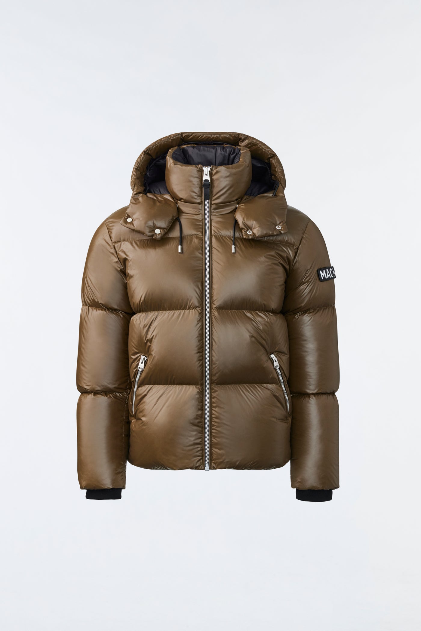 Kent, Lustrous light down jacket with hood for men | Mackage® US