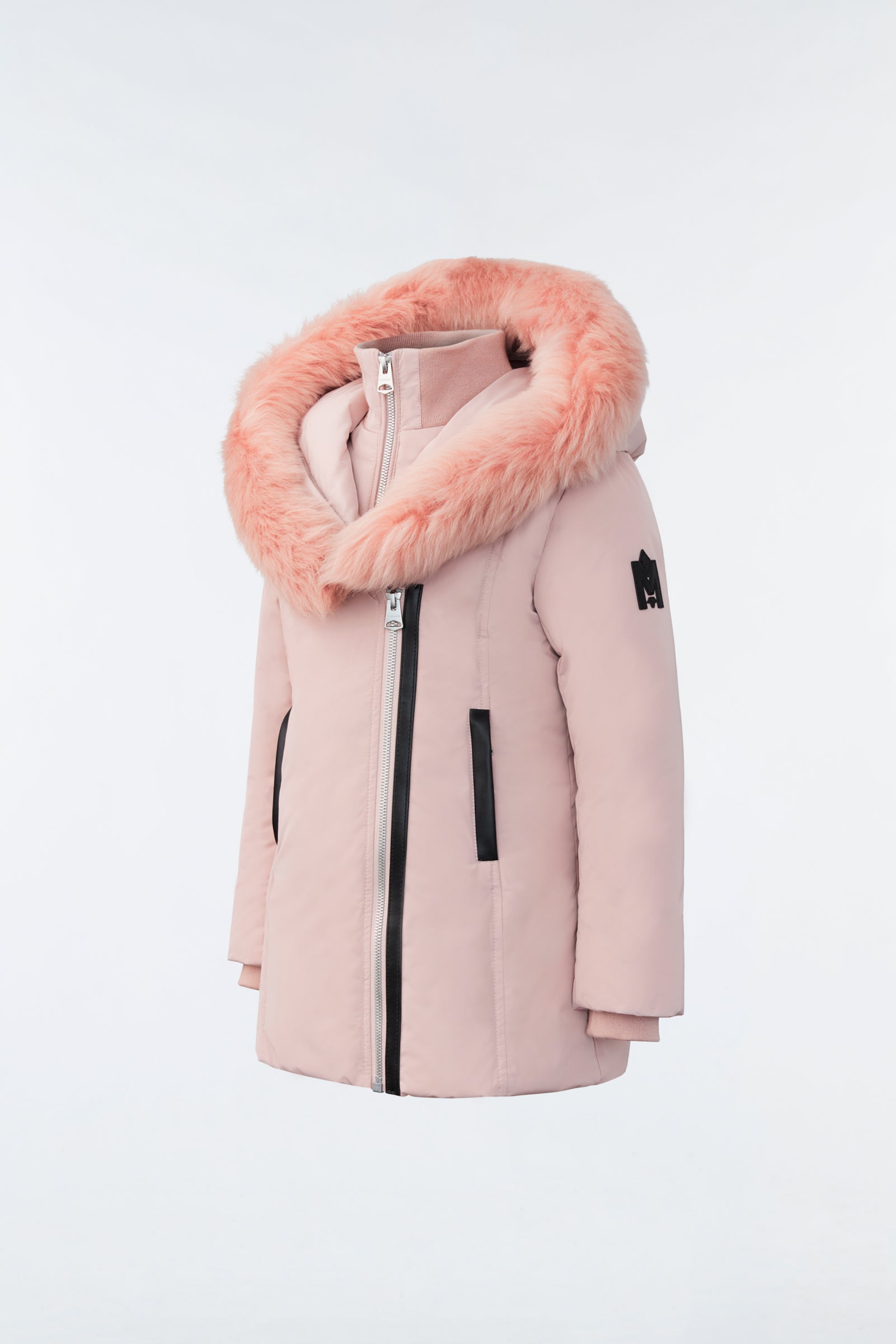 LEELEE-TSH Down Coat With Shearling Trim for Toddlers | Mackage US