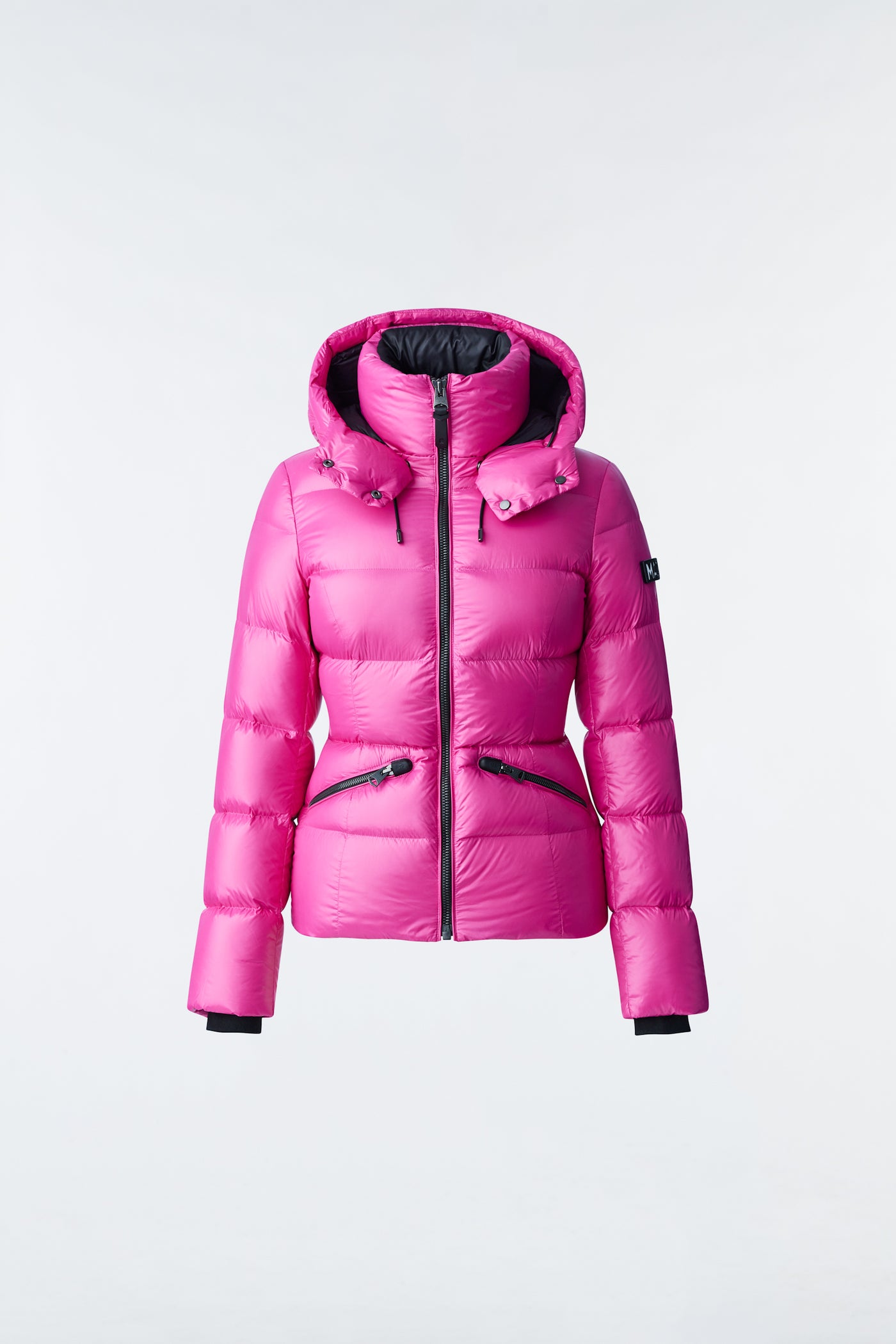 Madalyn, Lustrous light down jacket with hood for ladies | Mackage® US