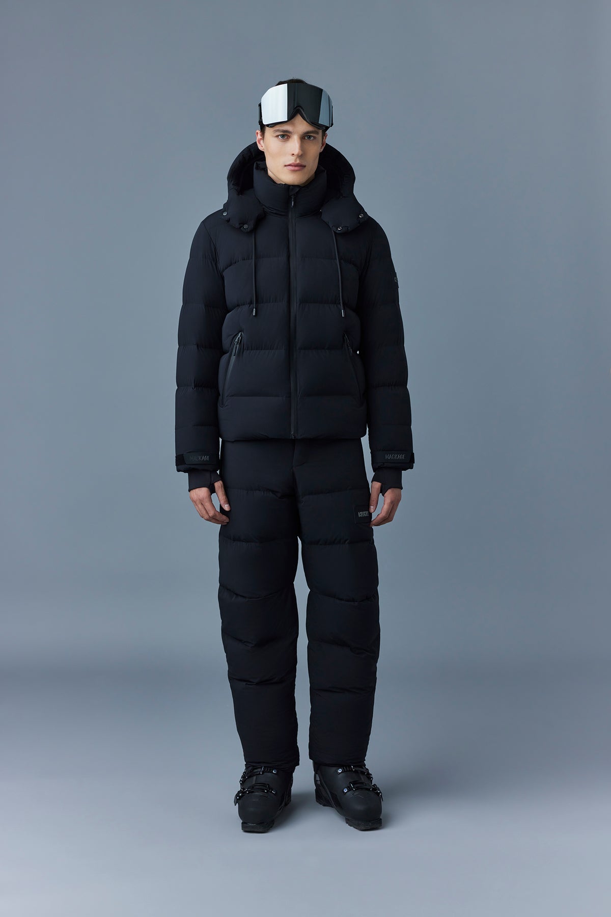 Samuel, Medium down jacket with hood for men | Mackage® US